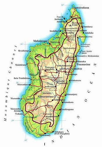 Climat Madagascar: météo dominante, saisons, villes principales ...